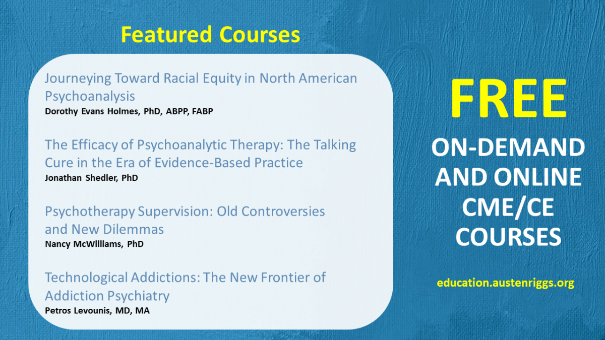 Austen Riggs Online Education