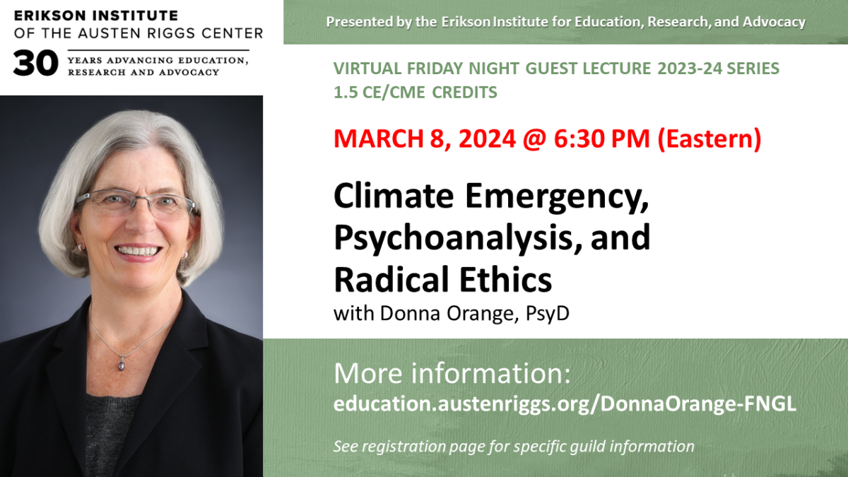 Austen Riggs Online Education